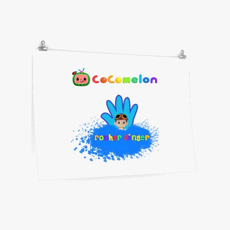 Cocomelon Nursery Rhymes Premium Horizontal Poster 18x12 - Kidozi | Kidozi
