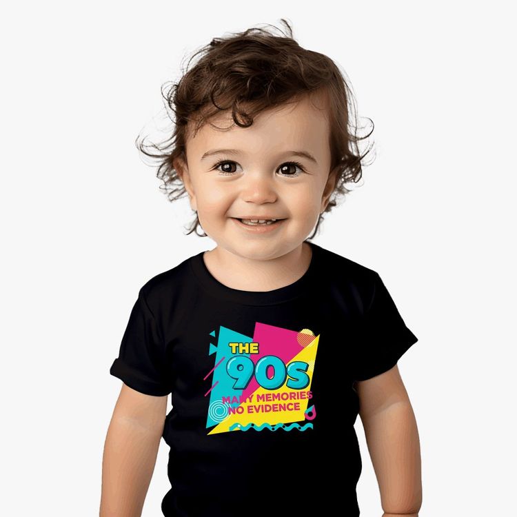 Rad 90S Design For A 90S Party Baby Tee - Kidozi | Kidozi
