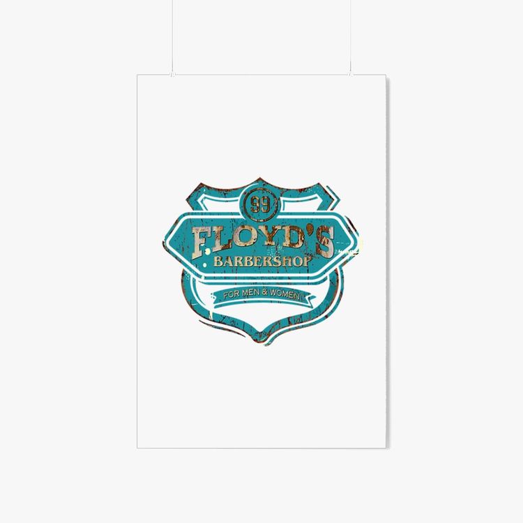 Floyd's Barber Shop Premium Vertical Poster 12x18 - Kidozi | Kidozi