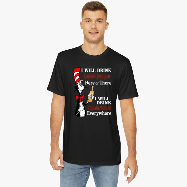 I Will Drink Captain Morgan Here There Everywhere T-Shirt - Kidozi | Kidozi