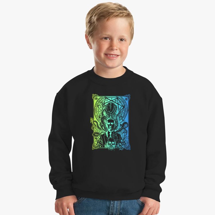 Lovecraft Cthulhu Kids Sweatshirt - Kidozi | Kidozi