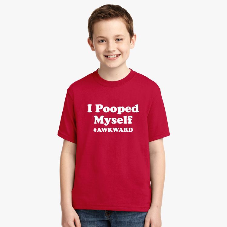 I Pooped Myself Youth T-Shirt - Kidozi | Kidozi