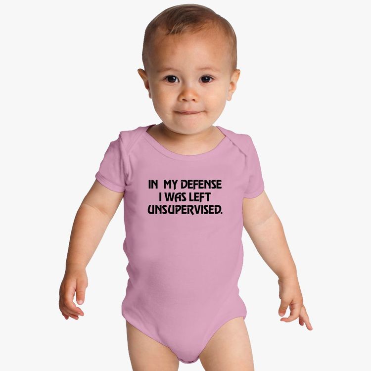 In My Defense I Was Baby Onesies - Kidozi | Kidozi