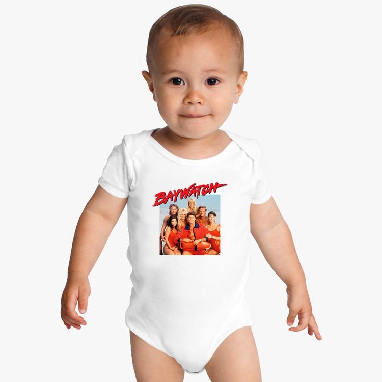 Baywatch Og Cast Baby Onesies - Kidozi | Kidozi