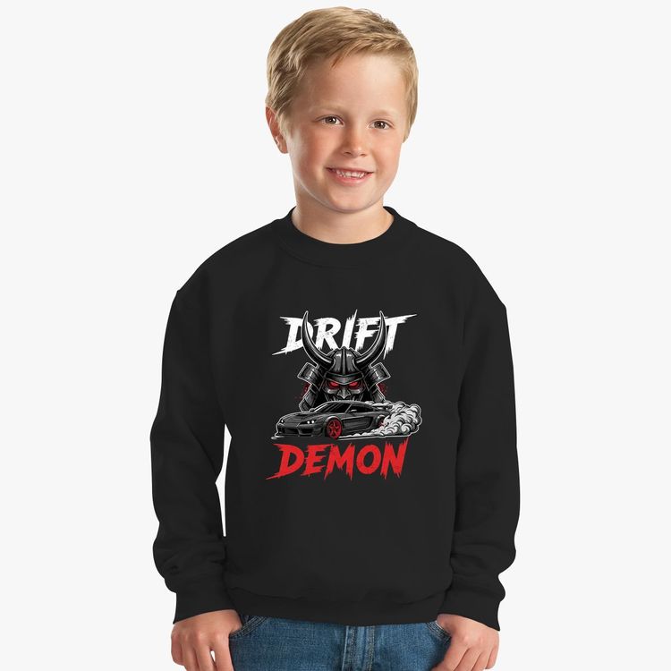 Drift Bumper Sticker Demon Samurai Jdm Car Phonk Kids Sweatshirt ...