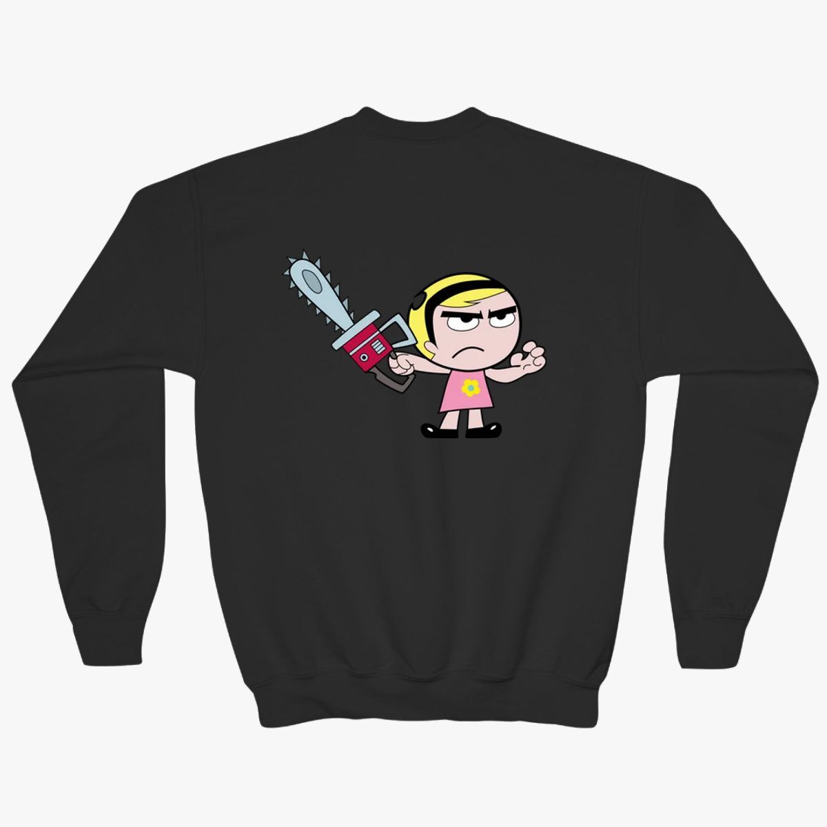 Billy and Mandy Angry Mandy on Kids Sweatshirt | Kidozi