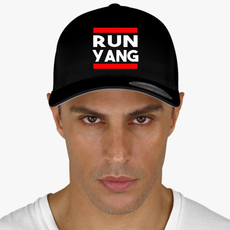 Run Yang on Baseball Cap | Kidozi