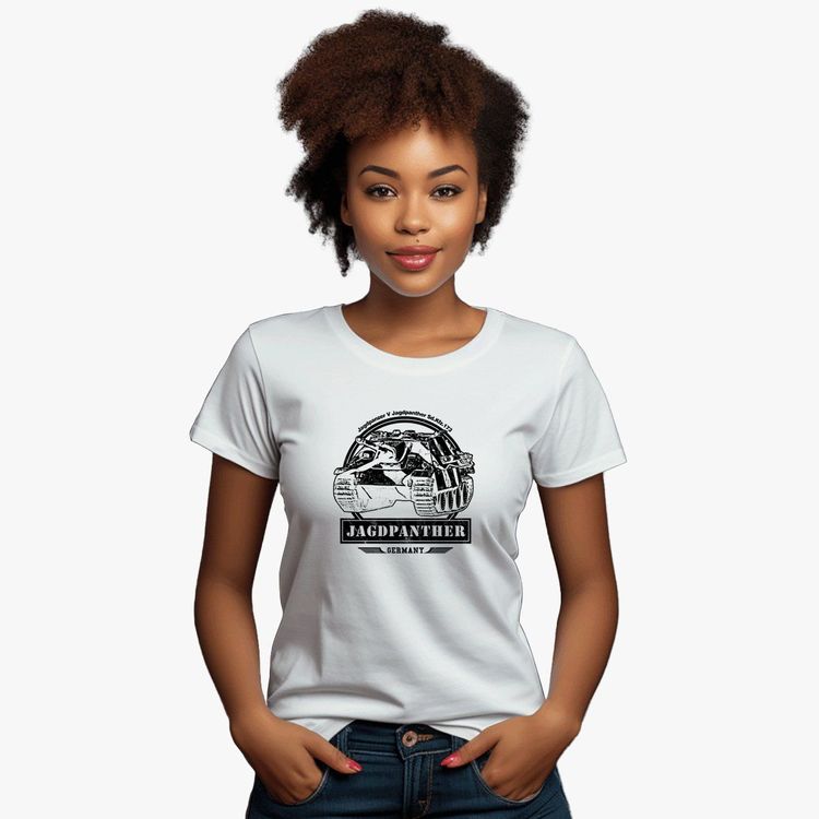 Jagdpanther Ww2 German Tank Destroyer Women's Cotton T-Shirt - Kidozi ...