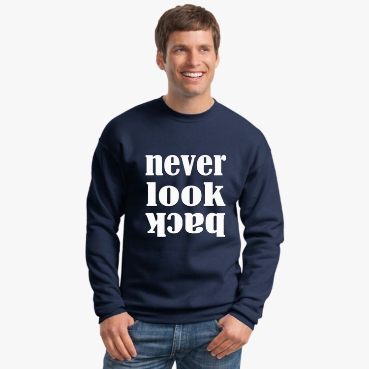 Never Look Back Unisex Crewneck Sweatshirt - Kidozi | Kidozi