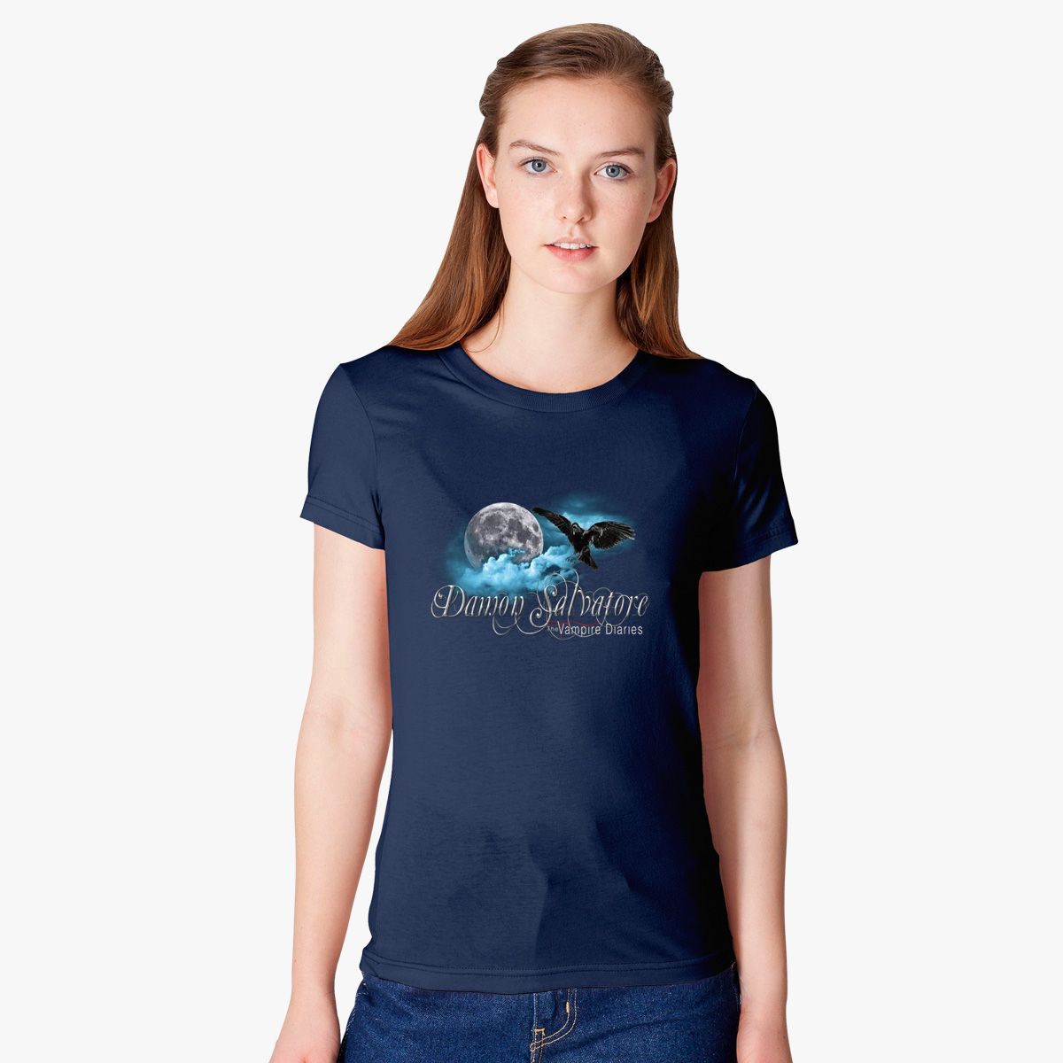 Damon Salvatore The Vampire Diaries Raven Moon Blue Clouds Mutlu Center ...