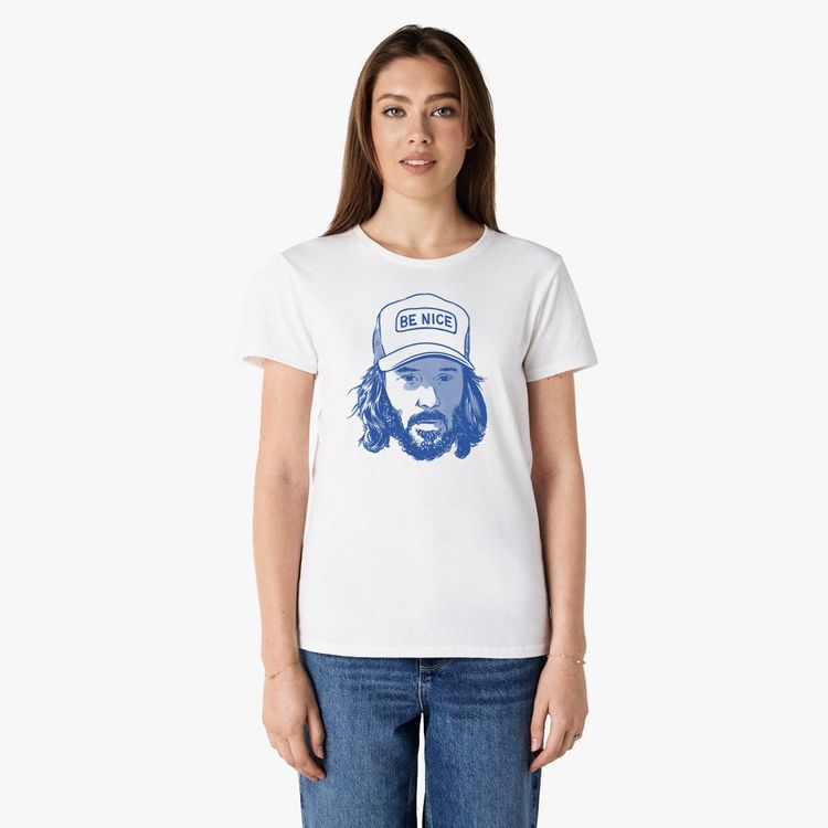 Keanu Reeves Nice Guy Women's Cotton T-Shirt - Kidozi | Kidozi
