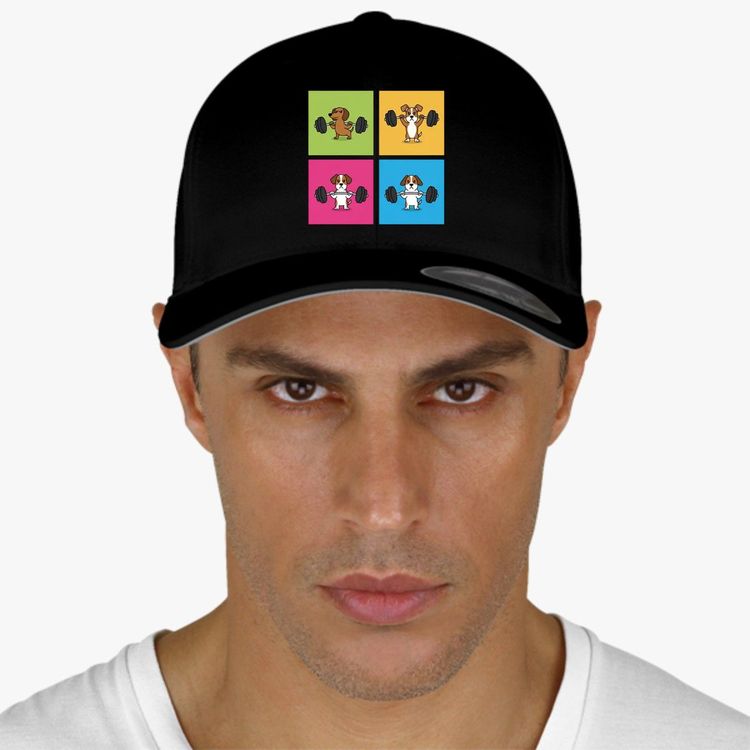 Olympic Lifting Beagle Weightlifter Gift Baseball Cap - Kidozi | Kidozi