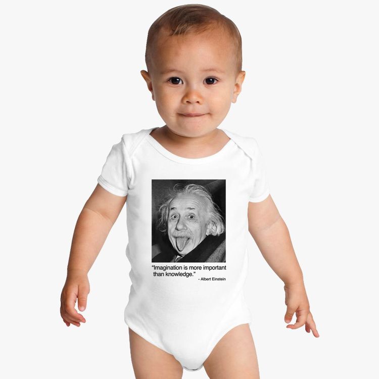 Imagination Is More Important Than Knowledge Albert Einstein Baby ...