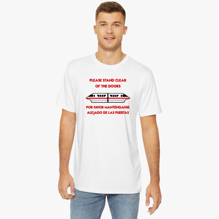 Please Stand Clear of the Door Red T-Shirt - Kidozi | Kidozi