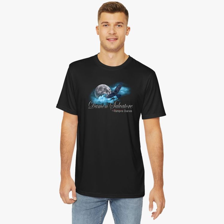 Damon Salvatore The Vampire Diaries Raven Moon Blue Clouds Edwardian ...