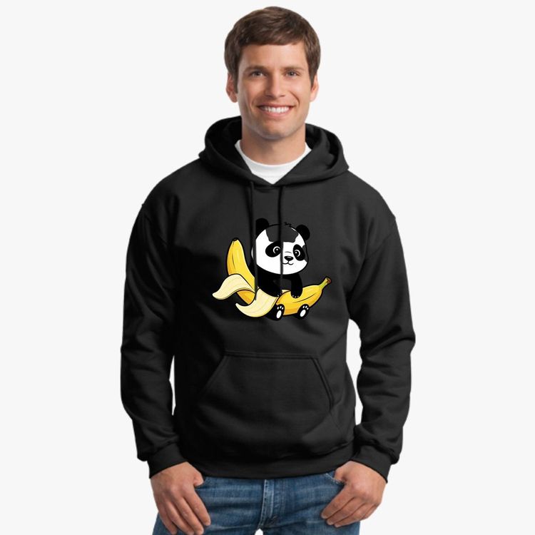 Pandaccini Bananini Italian Brainrot Art Unisex Hoodie - Kidozi | Kidozi
