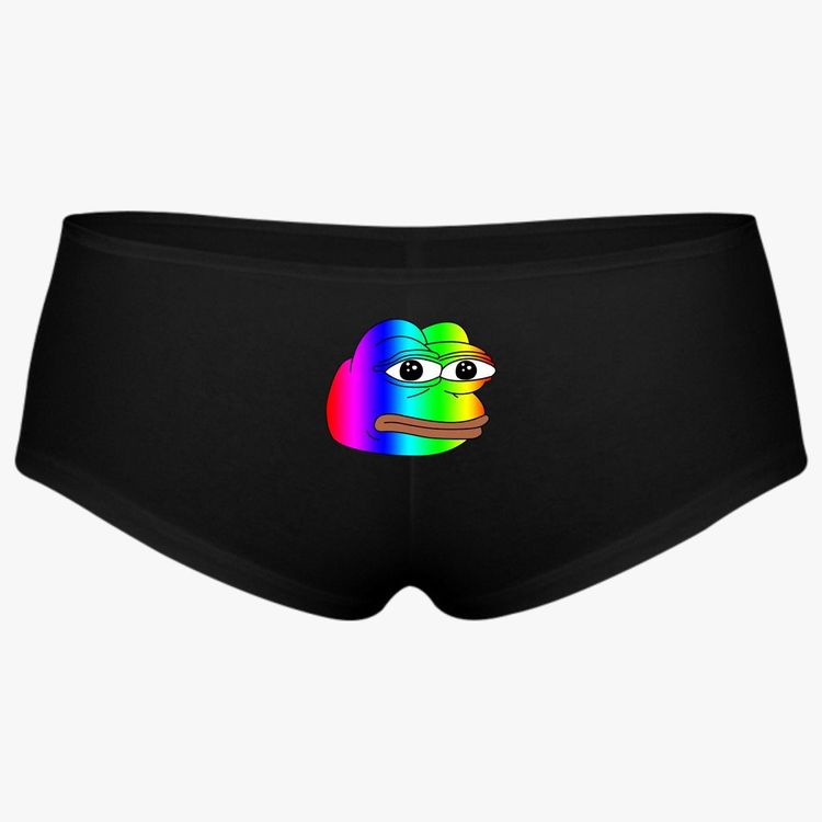 Pepe Meme Frog Rainbow Pantie | Kidozi