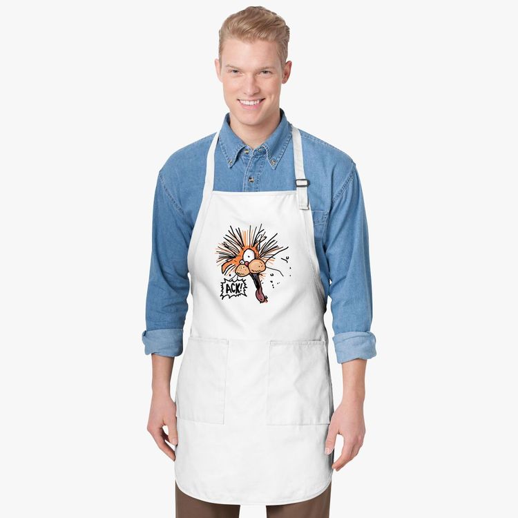 Bill the Cat Ack Bloom County Apron - Kidozi | Kidozi
