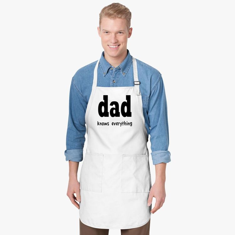 Dad knows everything Apron - Kidozi | Kidozi