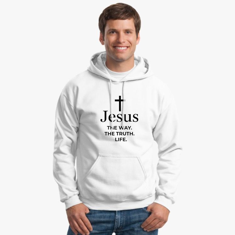 Christian Message Bible Verse John 146 Jesus The Unisex Hoodie - Kidozi ...
